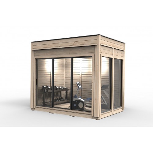 Isoleret Luksus Anneks 2x3m til hjemmekontoret eller værelse