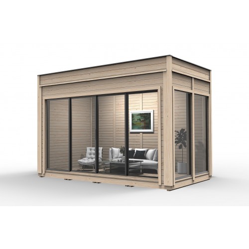 Isoleret Luksus Anneks 2x4m til hjemmekontoret eller værelse